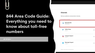 844 Area Code Guide: Everything you need to know about toll-free numbers