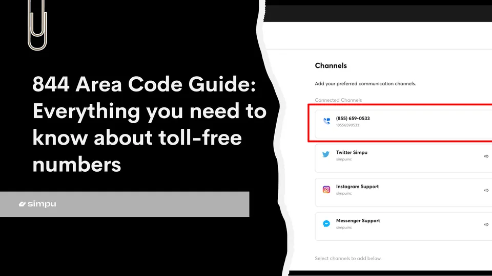 844 Area Code Guide: Everything you need to know about toll-free numbers